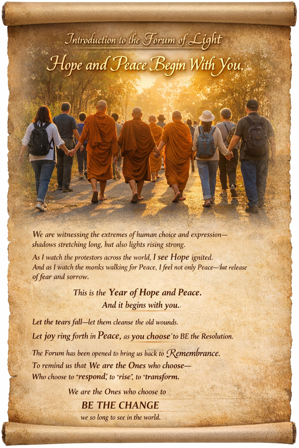 The Year of Hope and Peace – Oracle of Divine Grace